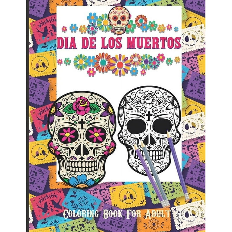 dia de los muertos printable coloring pages