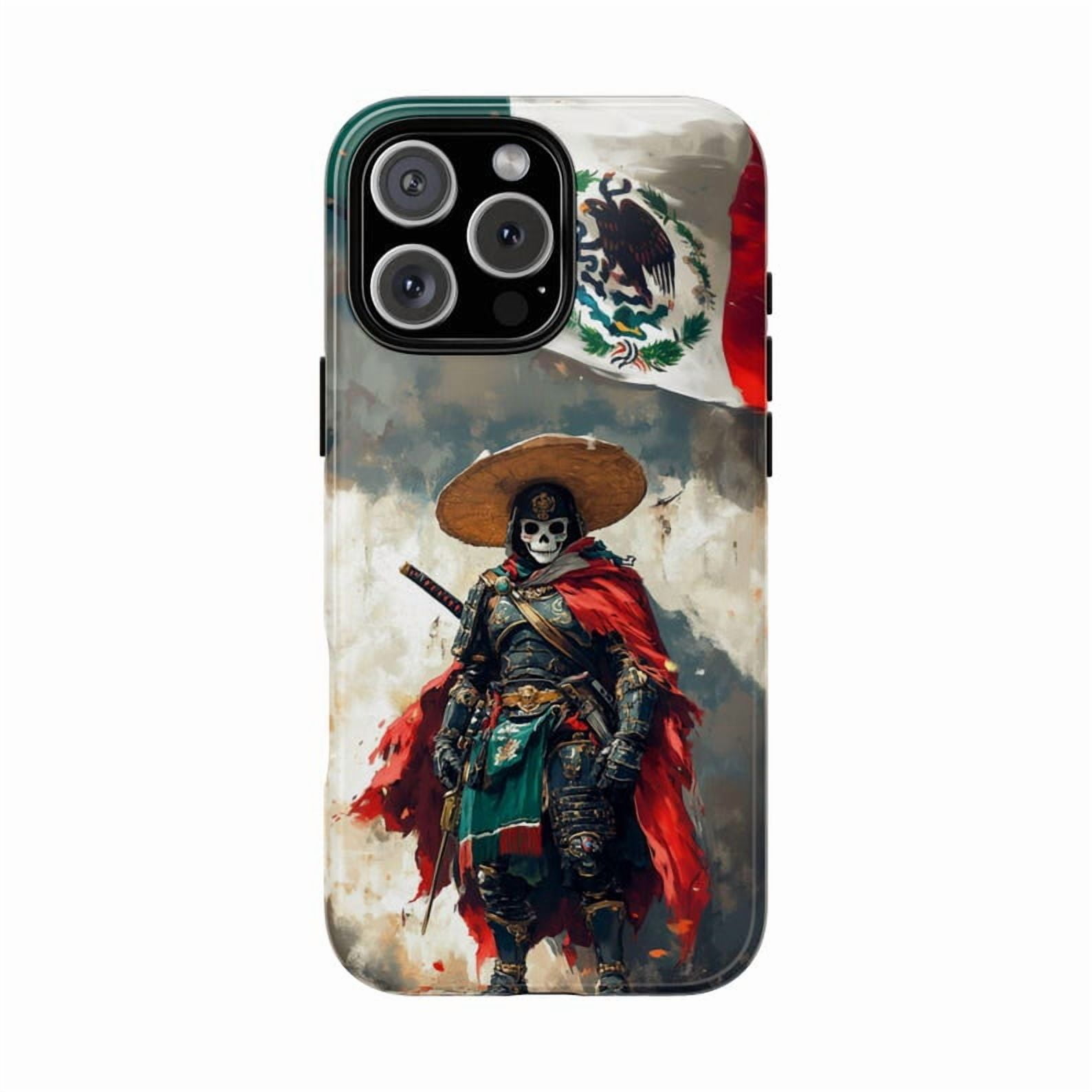 Dia De Los Muertos Samurai Mexican Cultural Design with iPhone 17 to 11 ...
