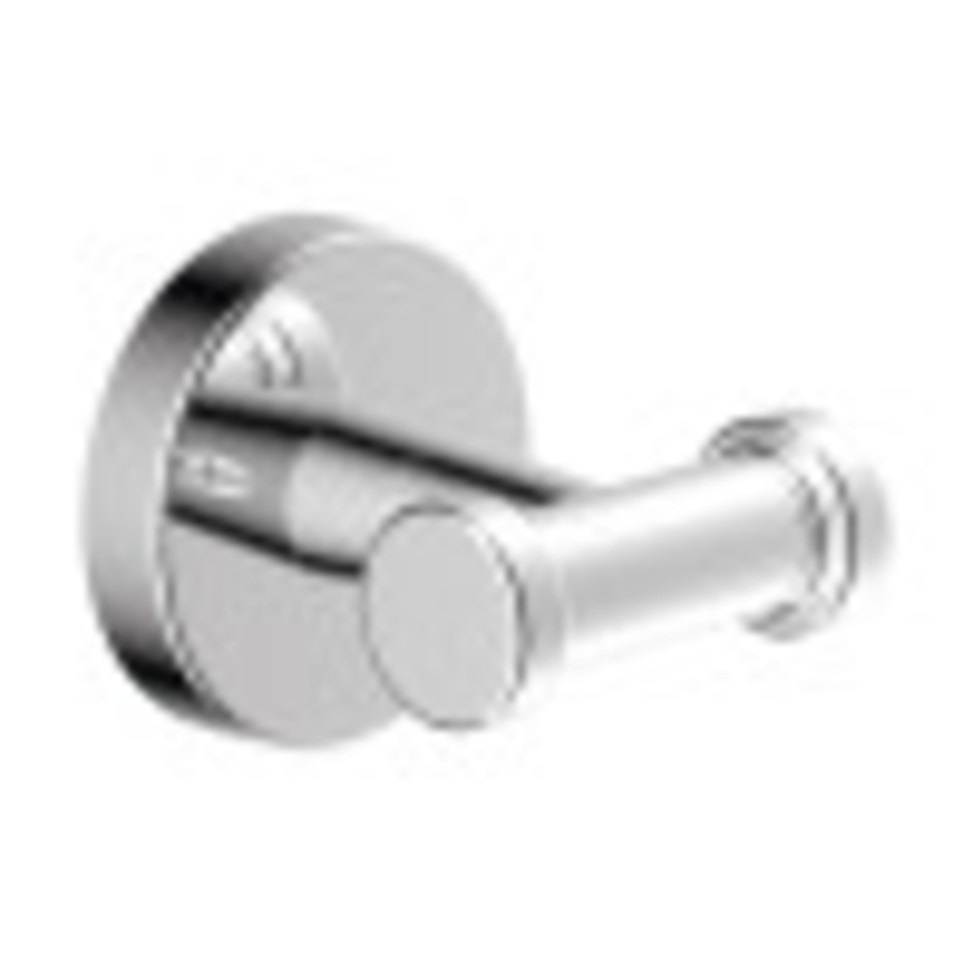 Dia Wall-Mounted Double Robe Hook in Polished Chrome - Walmart.com