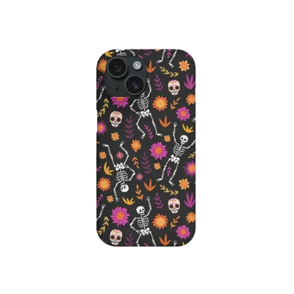 Dia de los Muertos Day of the Dead Phone Case for iPhone 16 15 14 13 12 ...