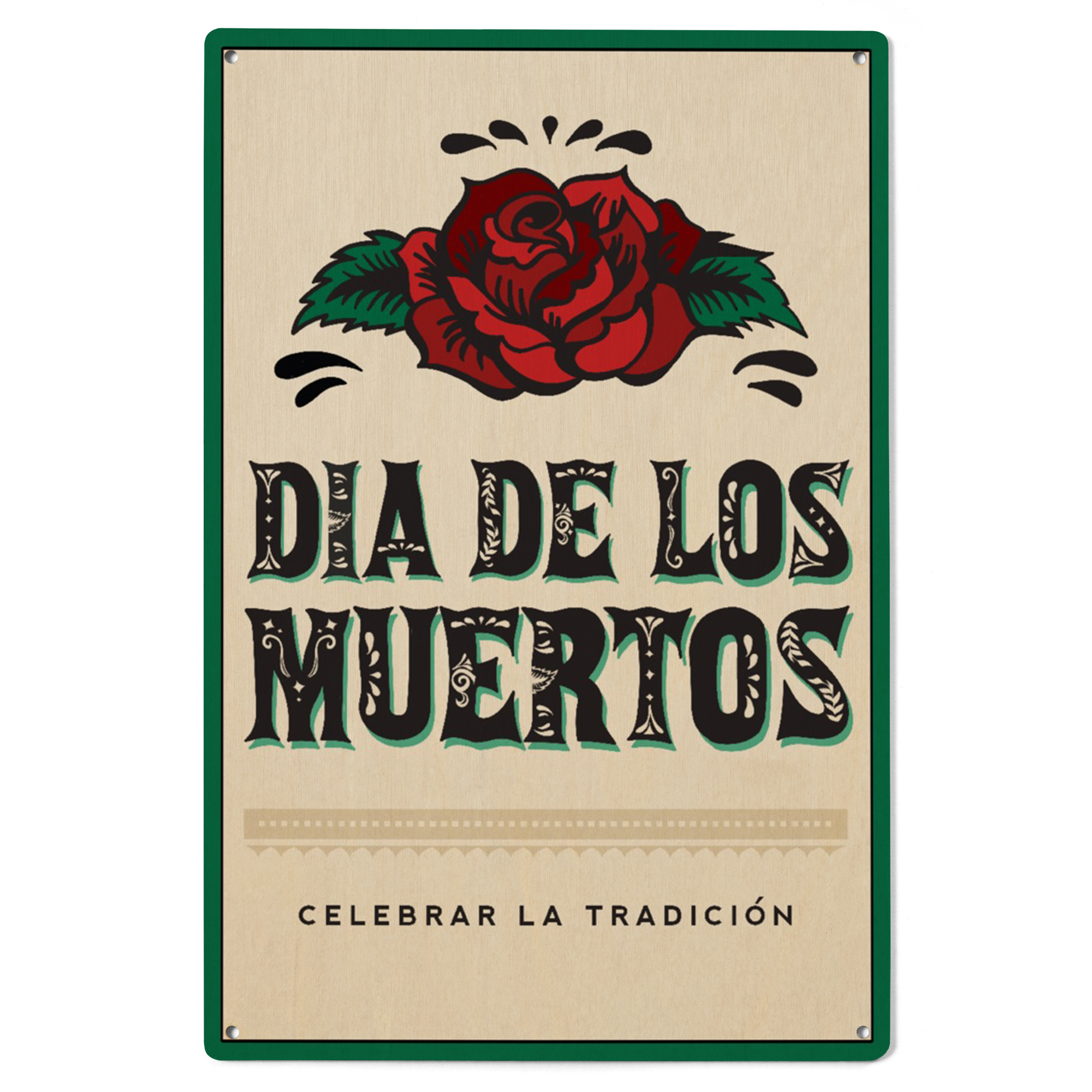 Dia de los Muertos (Day of the Dead), Typography Art, Lettering Birch ...