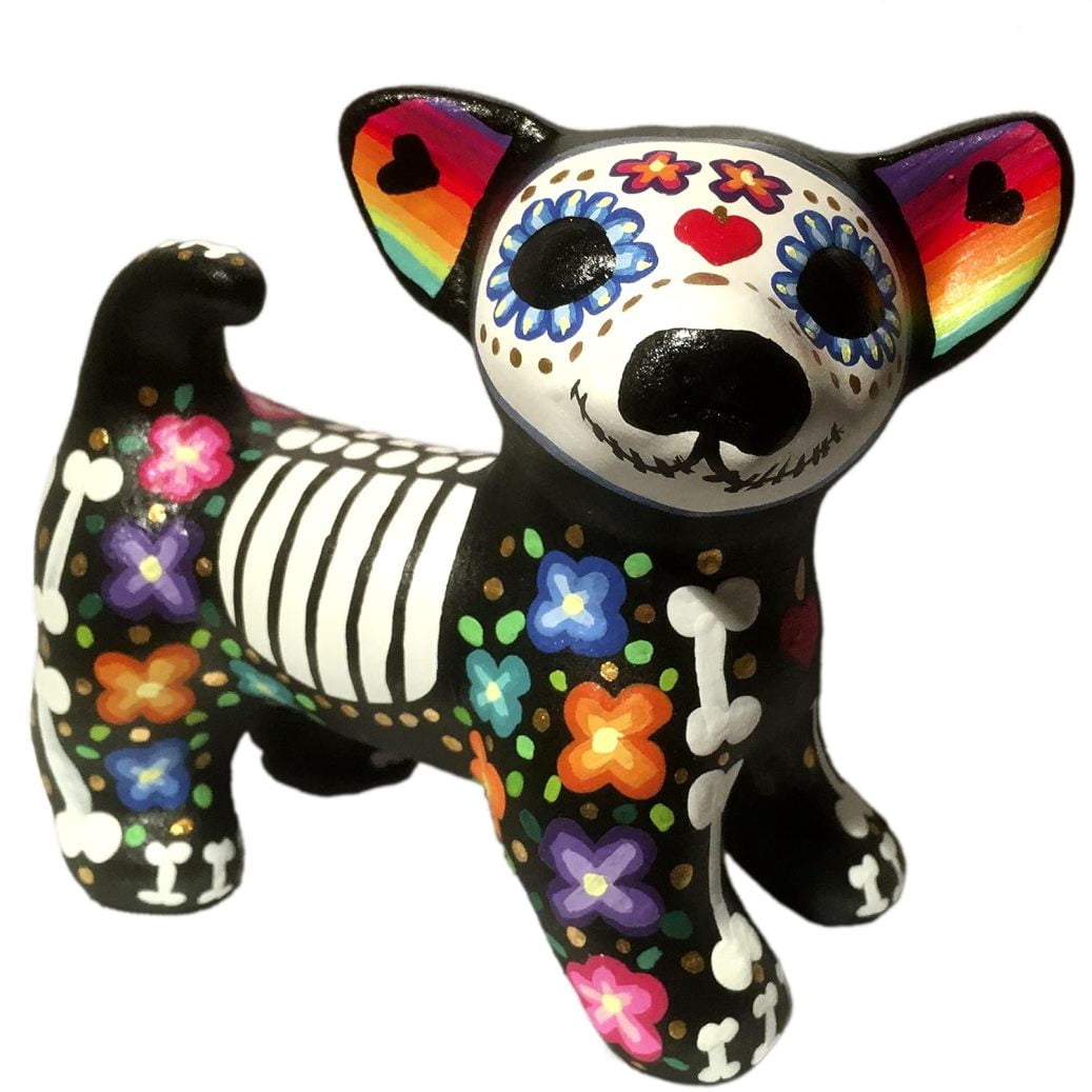 Dia de muertos. Catrina dog. Mexican Crafts. Pet Memorial, memento ...