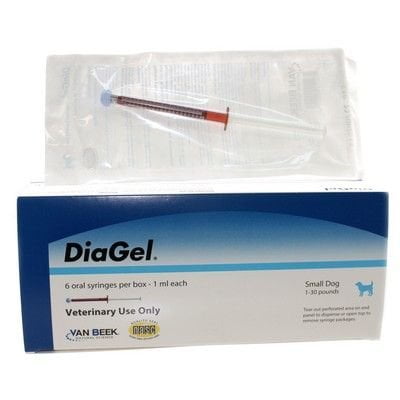 DiaGel Diarrhea Control Gel for Small Sized Dogs 1-30 Pounds, 1 mL ...