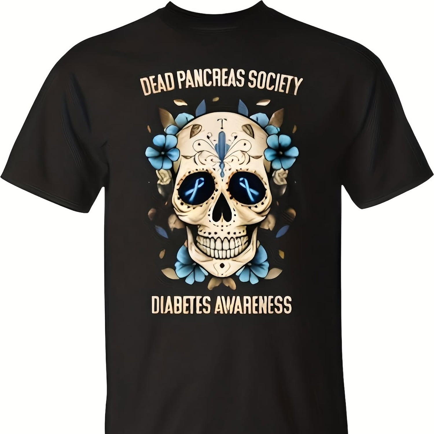 Diabetes Awareness Dead Pancreas ciety T-Shirt - Walmart.com