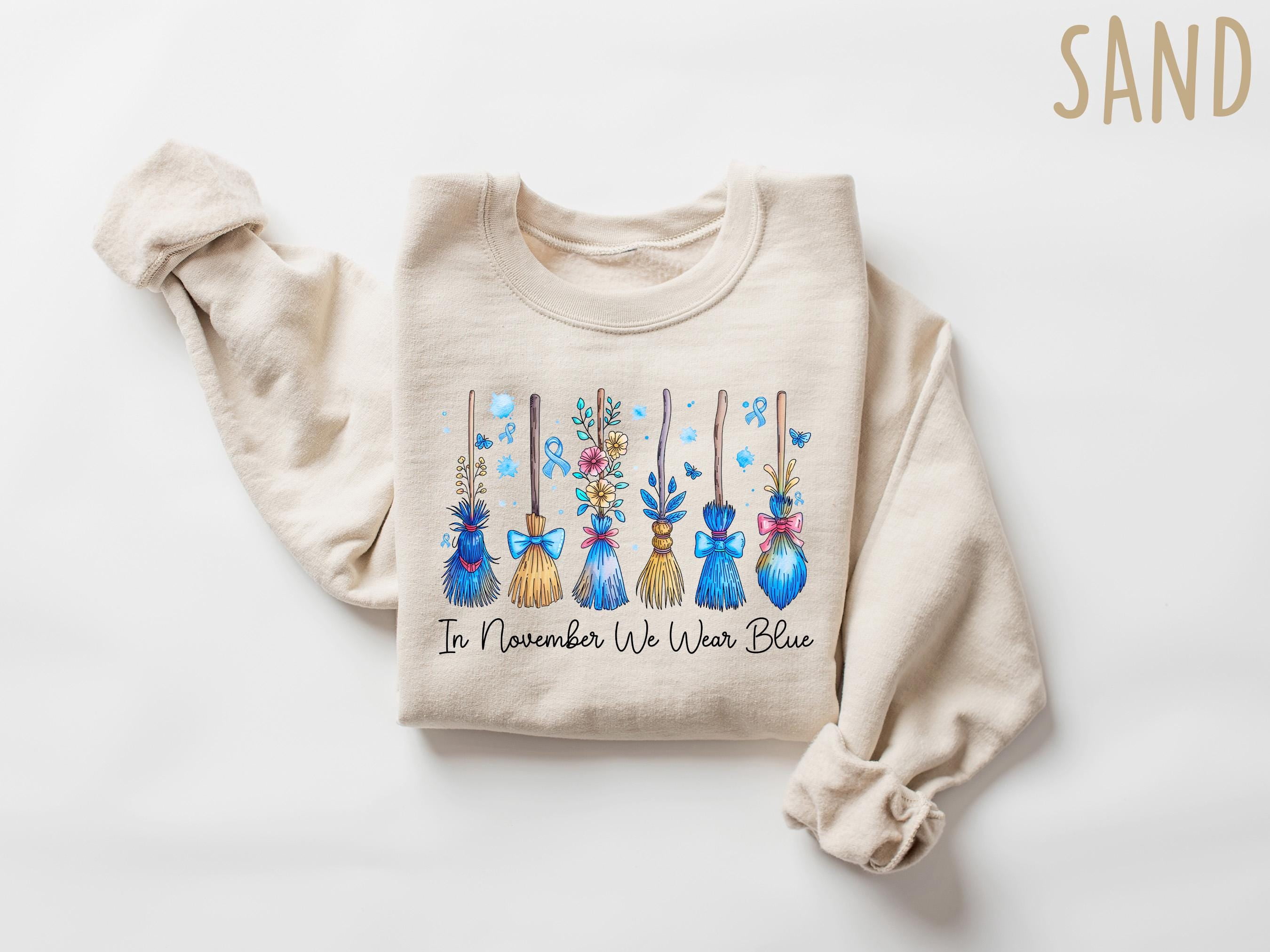 Diabetes Awareness Halloween Sweatshirt, Diabetes Gift, In November We ...