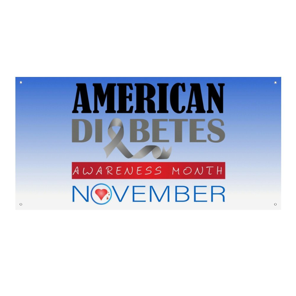 Diabetes Awareness Month Banner Flag Photography Background Outdoor ...