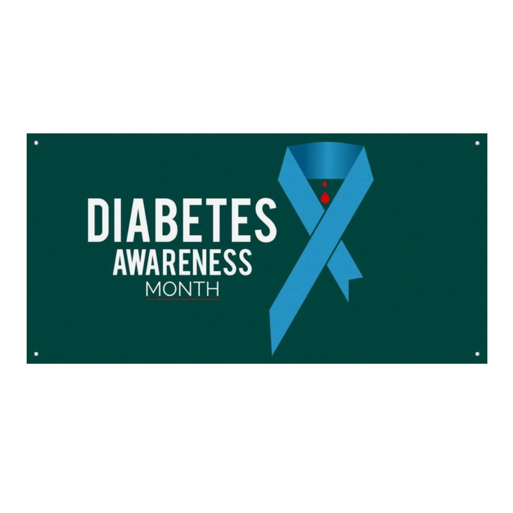 Diabetes Awareness Month Banner Flag Photography Background Outdoor ...