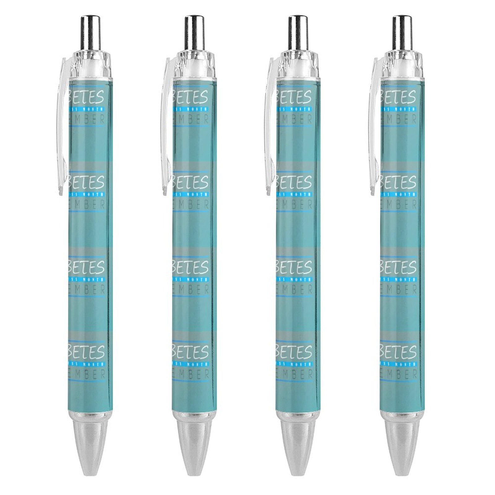 Diabetes Awareness Month Blue Ribbon Ballpoint Pen Retractable Pens ...