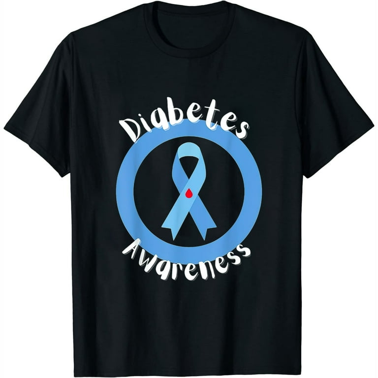 Diabetes Type 2 Ribbon Diabetes Personalized Awareness Ribbons | Blue