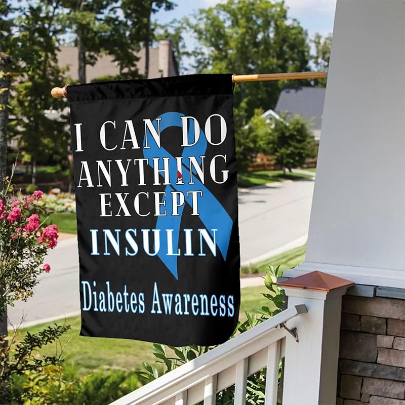 Diabetes Awareness Month November Garden Flag 12 x 18 inches Vertical ...
