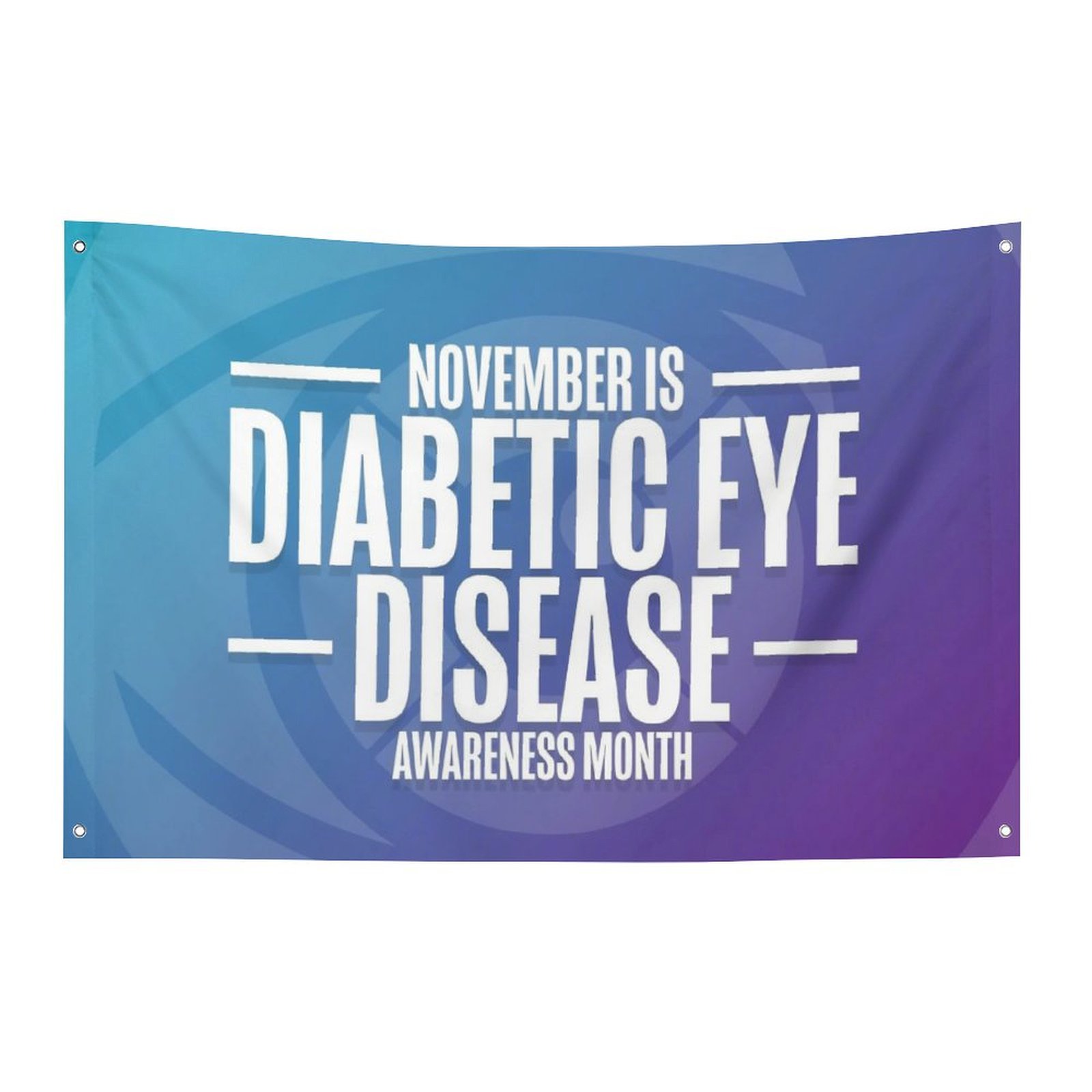 Diabetes Awareness Month Tapestry Banner Backdrop Flag Background ...