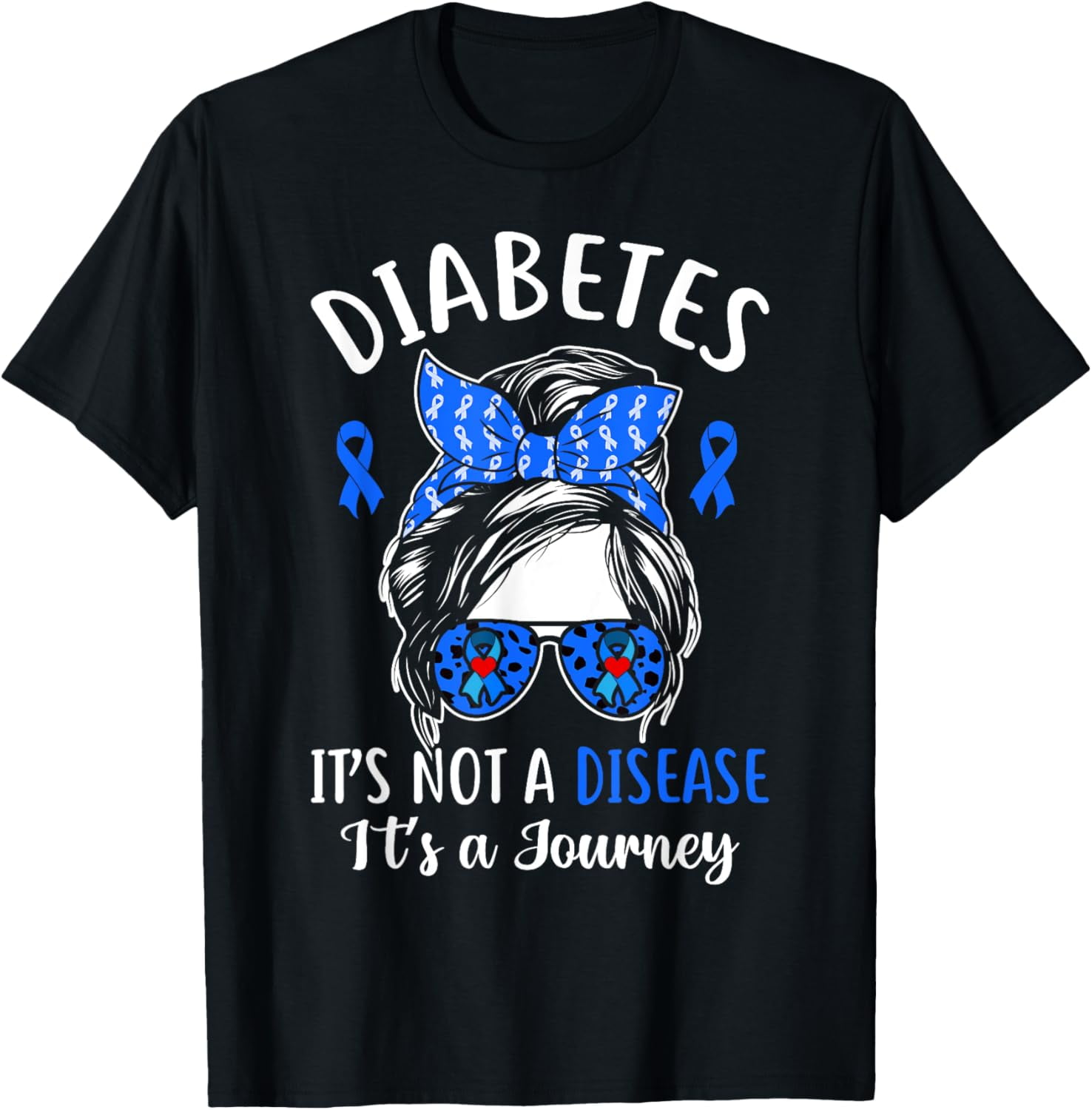 Diabetes It’s Not a Disease It’s a Journey Blood Insulin T-Shirt men ...