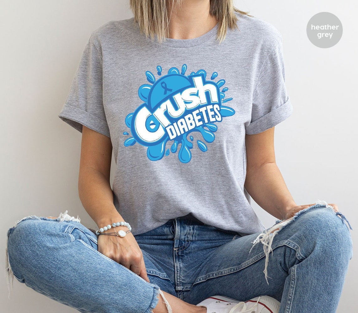 Diabetes Shirt, Diabetes Awareness Gifts, Support Diabetes Clothing ...