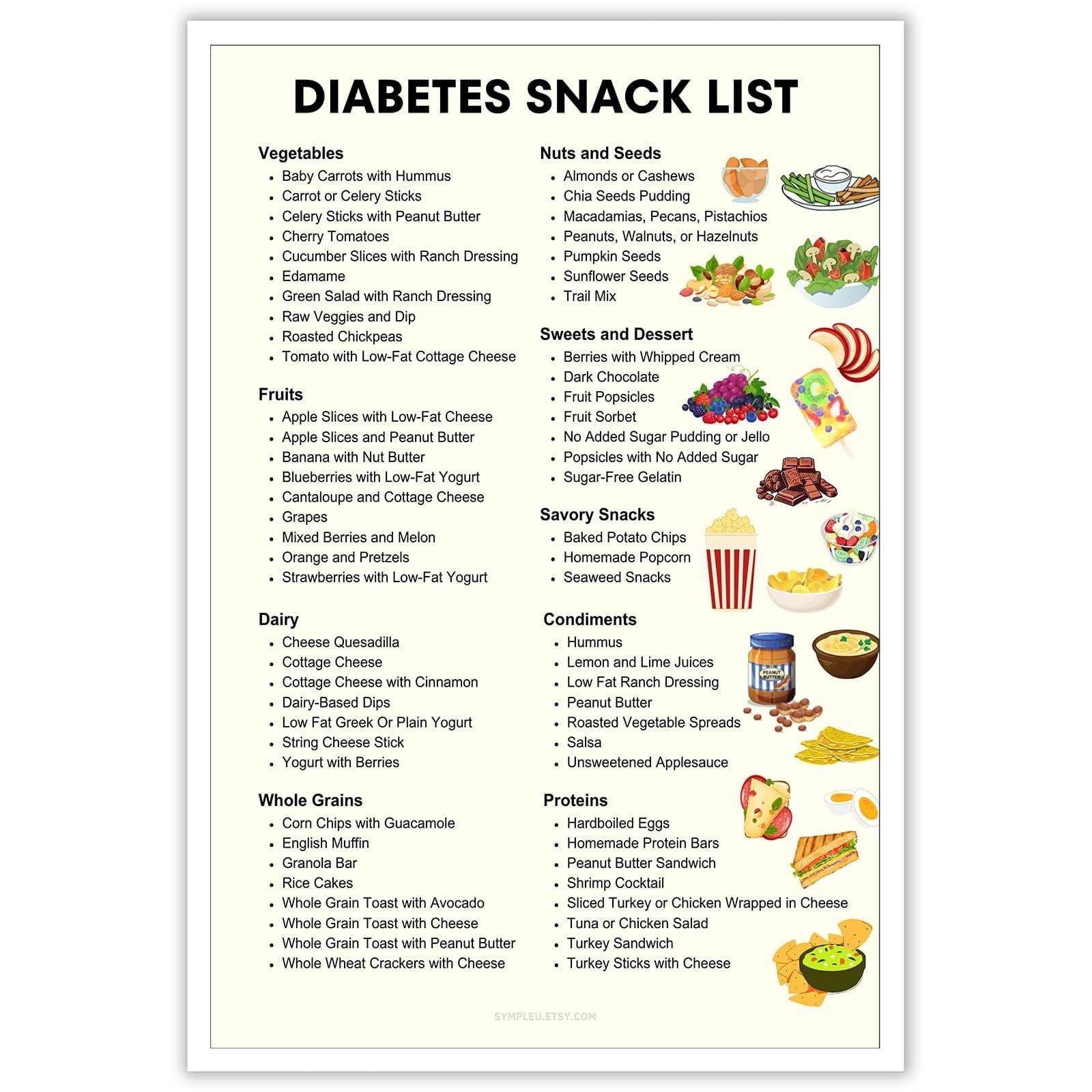 Diabetes Snack Ideas Diabetic, Snacks List Diabetes Diet Food List ...