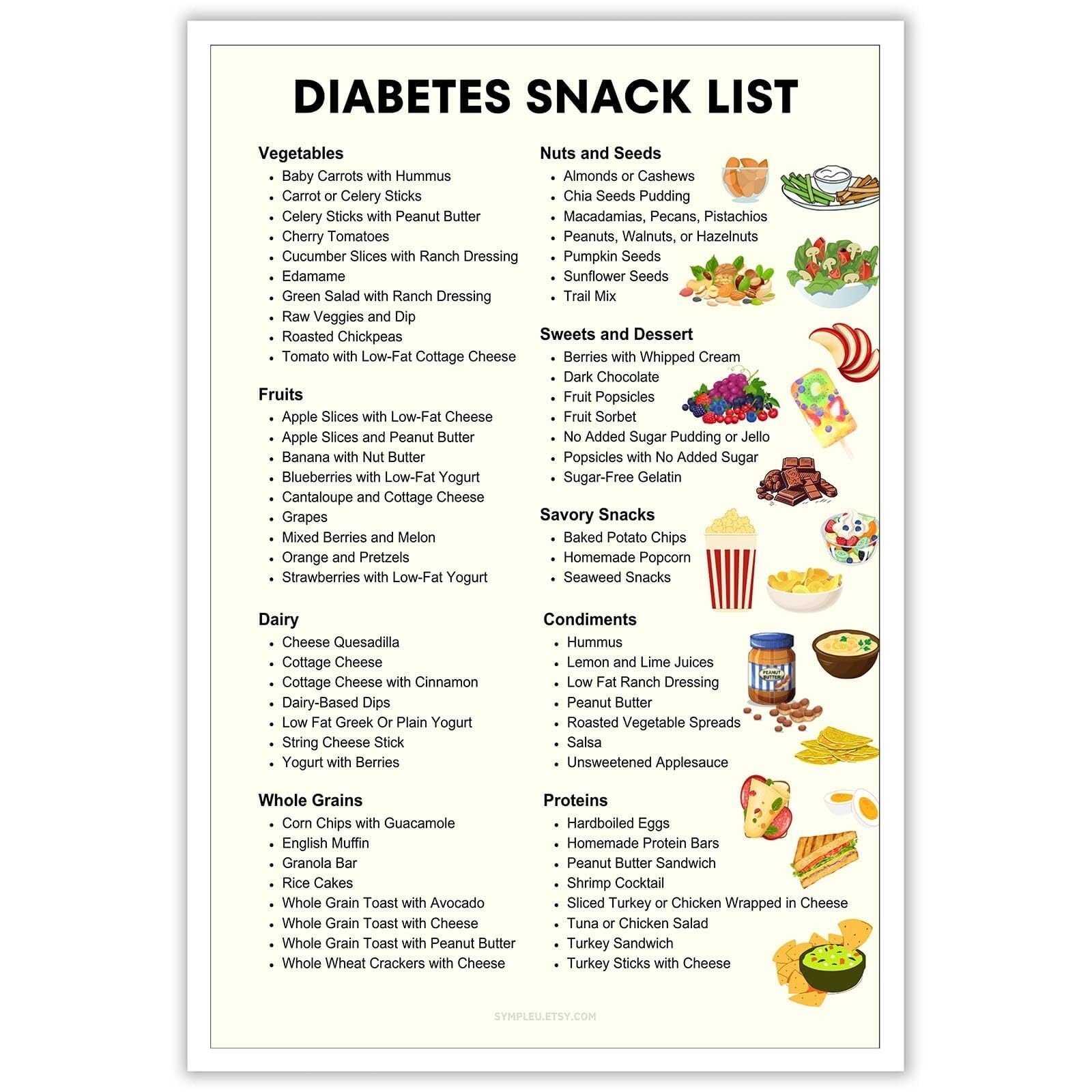Diabetes Snack Ideas Diabetic Snacks List Diabetes Diet Food List ...