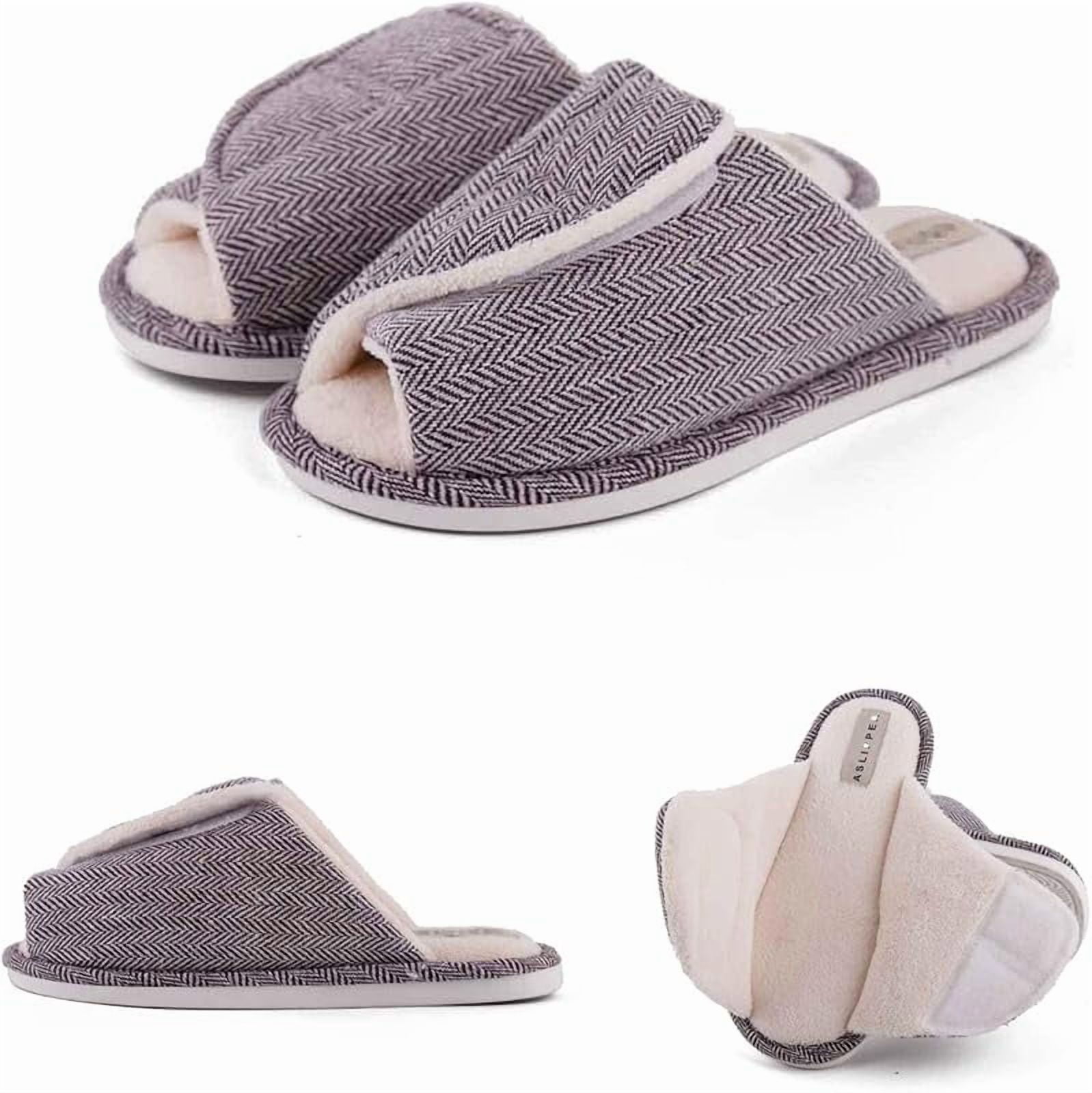 Diabetic Shoes Swollen Feet Shoes Adjustable Open Slippers Edema Shoes ...