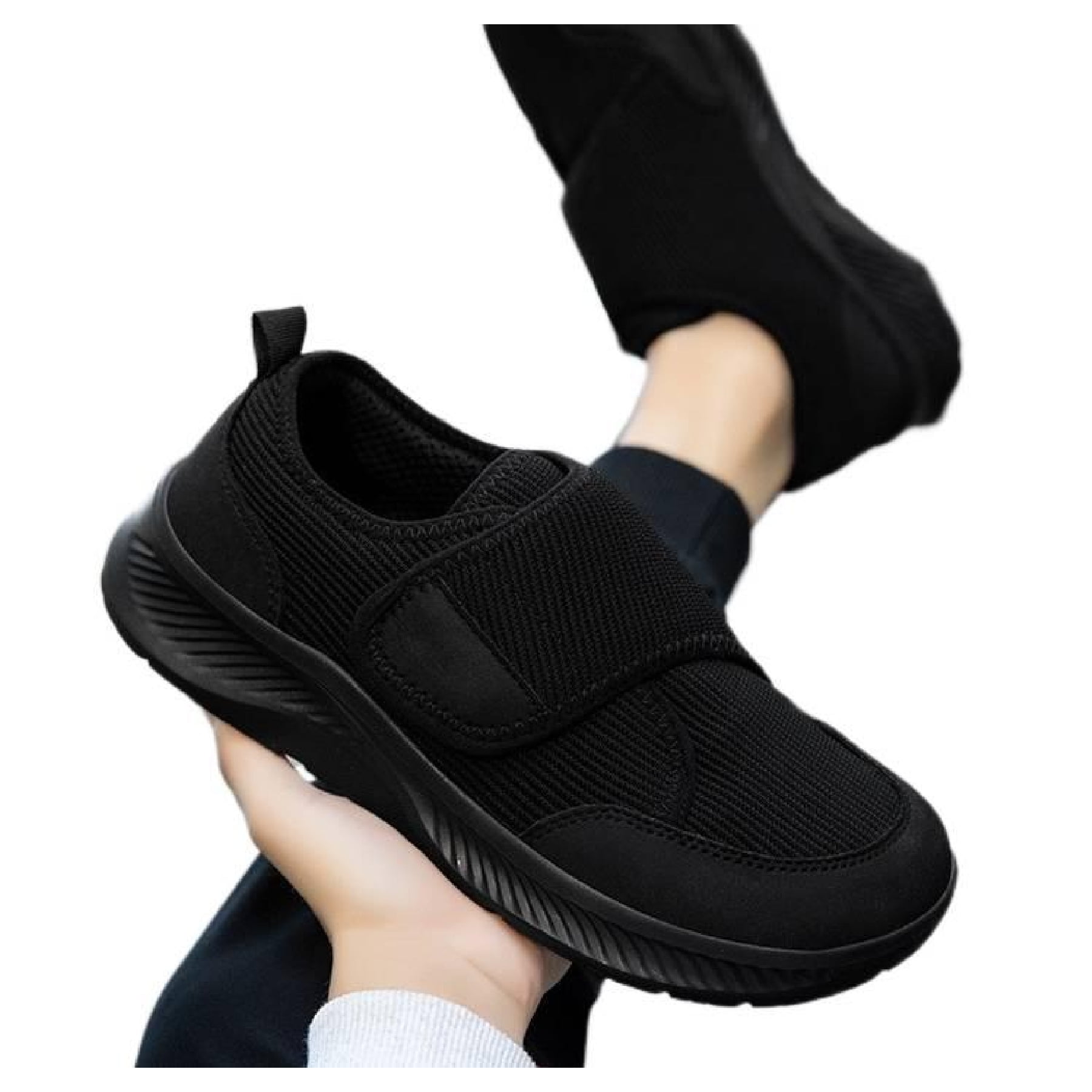 Diabetic Shoes for Men and Women,Adjustable Extra Wide Slip-on Walking ...