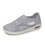 Diabetic Shoes for Men and Women, Extra Wide Adjustable Slip-On Shoes ...