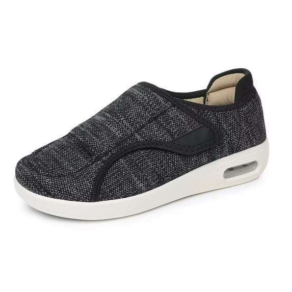 Diabetic Shoes for Men and Women, Extra Wide Adjustable Slip-On Shoes ...