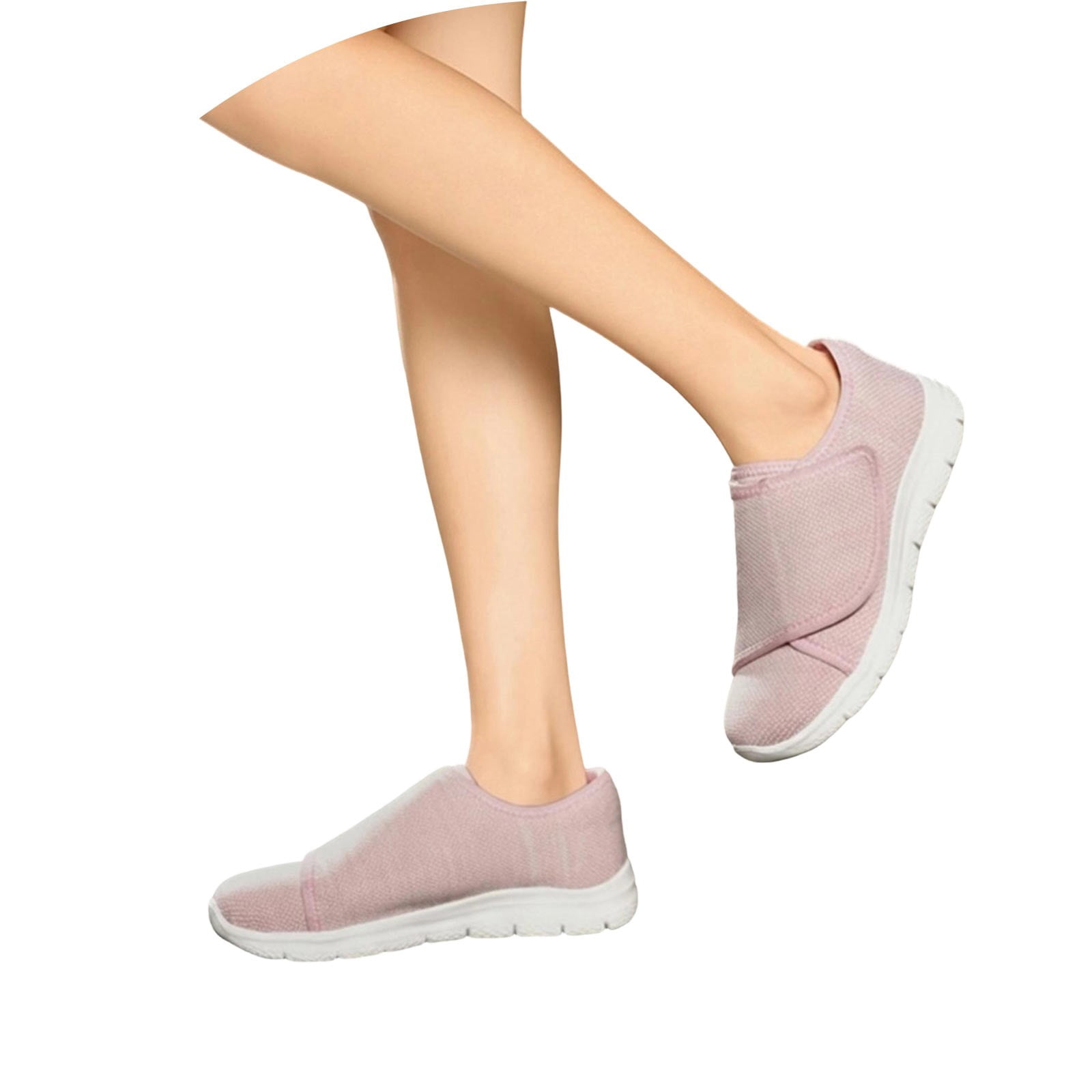 Diabetic Shoes for Women Wide Width Slip-on Walking Shoes for Swollen ...