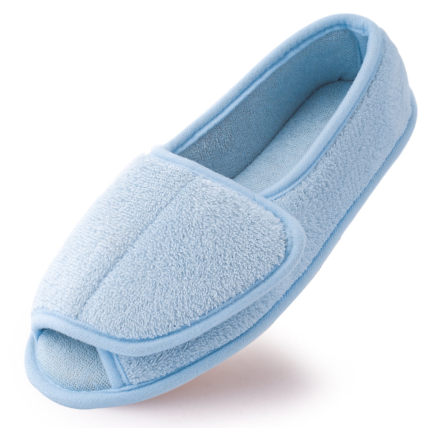 Diabetic Slippers for Women Memory Foam Arthritis Edema Adjustable Open ...