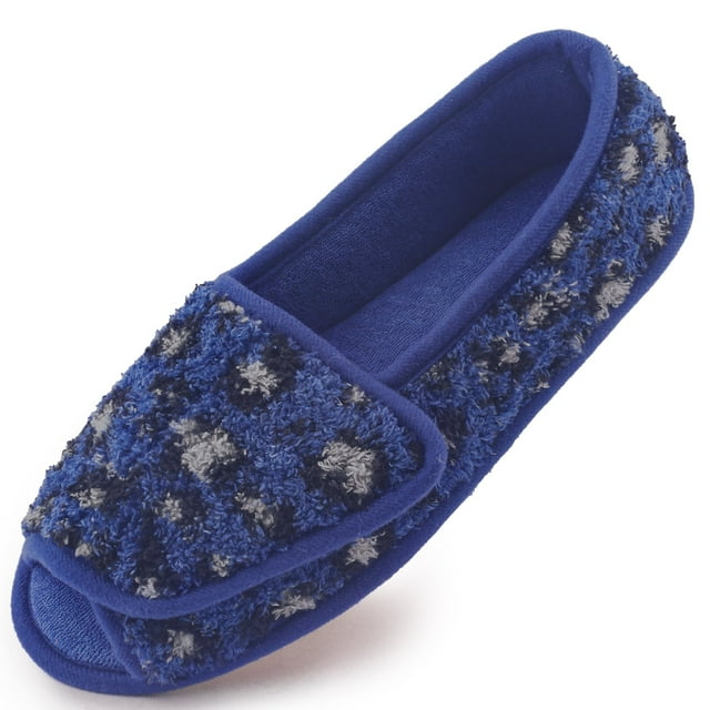 Diabetic Slippers for Women Memory Foam Arthritis Edema Adjustable Open ...