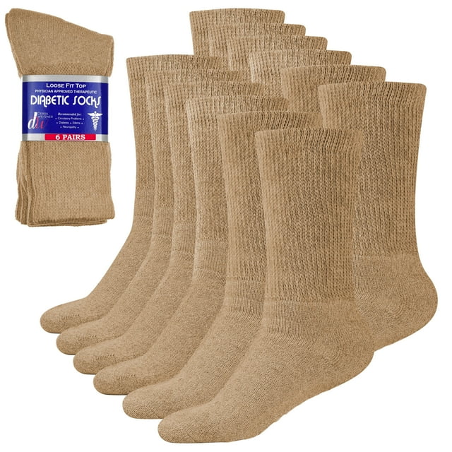 Debra Weitzner Diabetic Socks For Men and Women Loose Fit Non-Binding ...