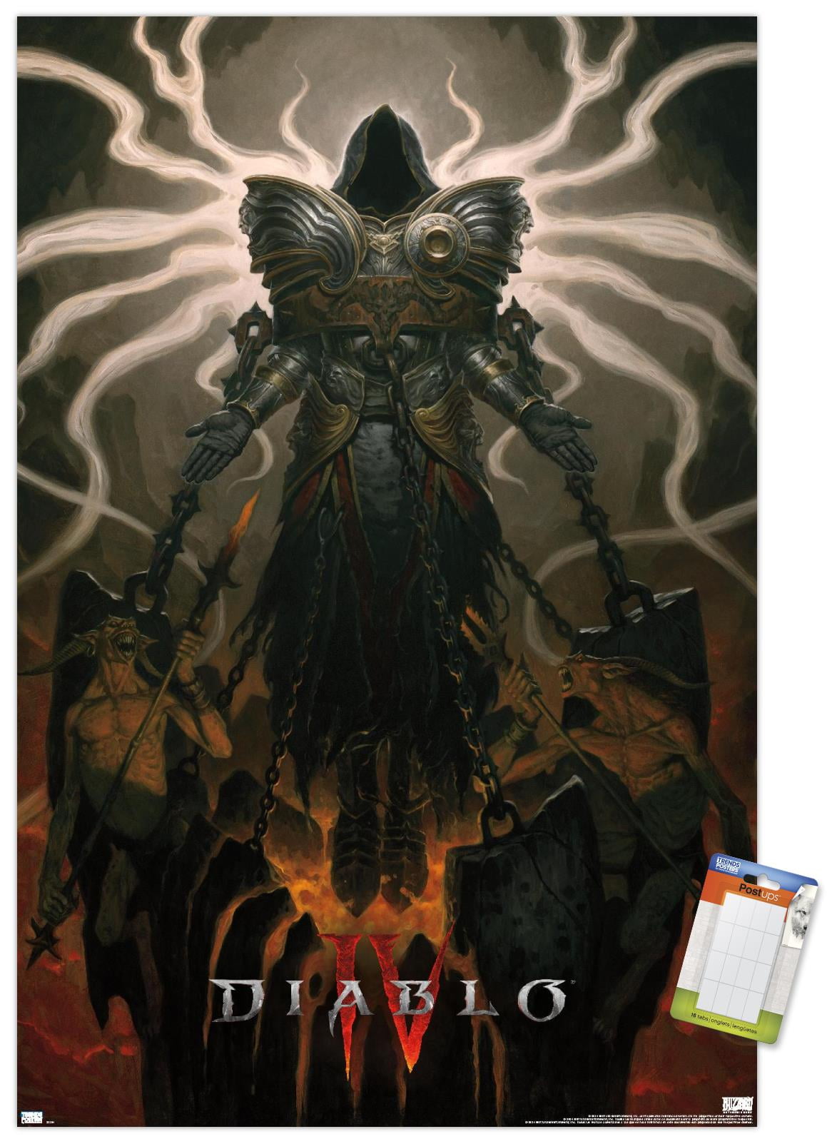 Diablo 4 - Inarius Key Art Wall Poster, 14.725" x 22.375" - Walmart.com