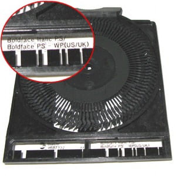 Diablo 9R87132 Boldface PS Series 80 genuine Xerox Printwheel - Daisy ...