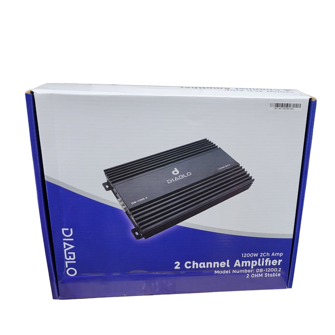 Diablo DB-1200.2 1200W Max 2-Channel Stable Vehicle Audio Amplifier ...