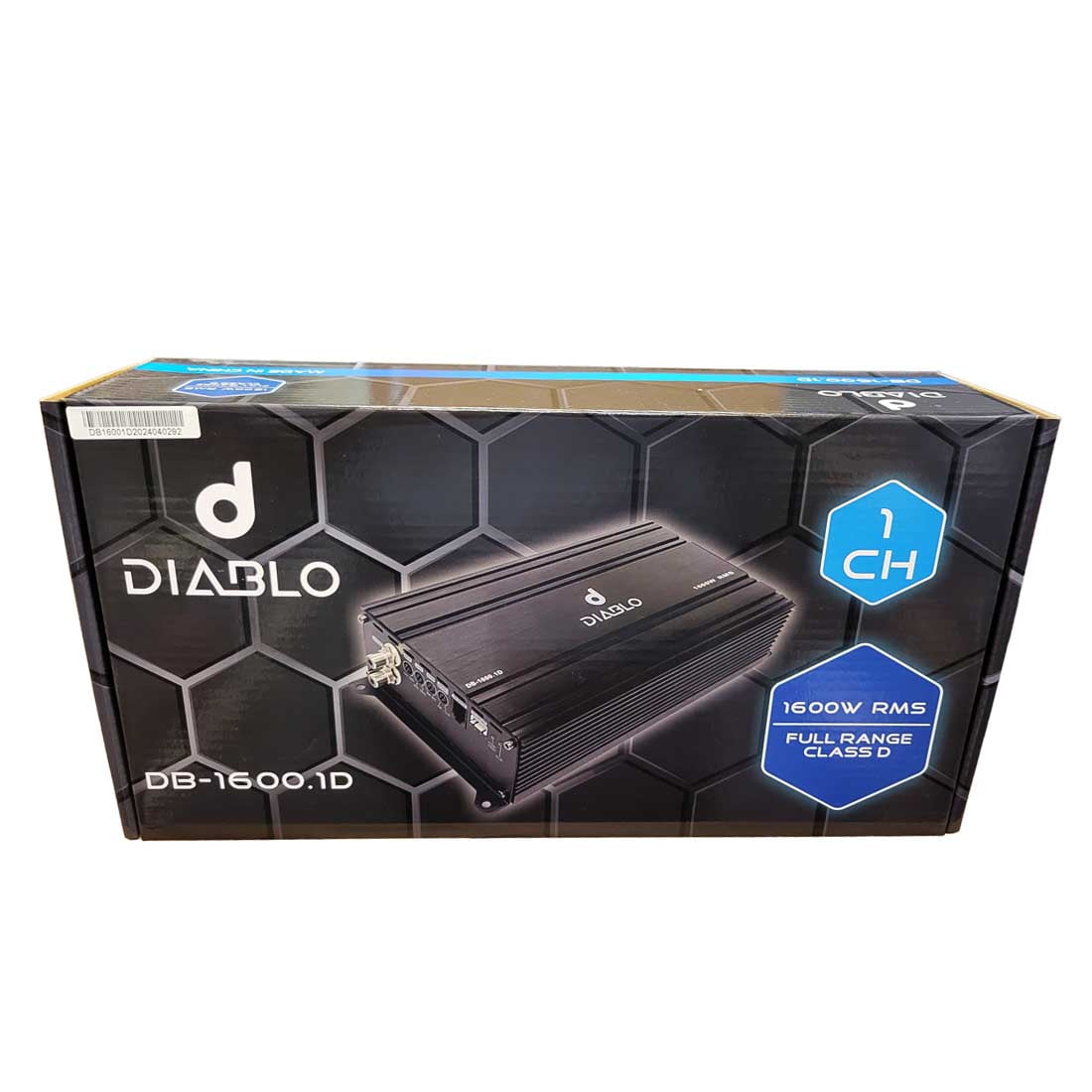Diablo DB-1600.1D 1-CH Monoblock 1600W RMS Full-Range Class-D Mini ...
