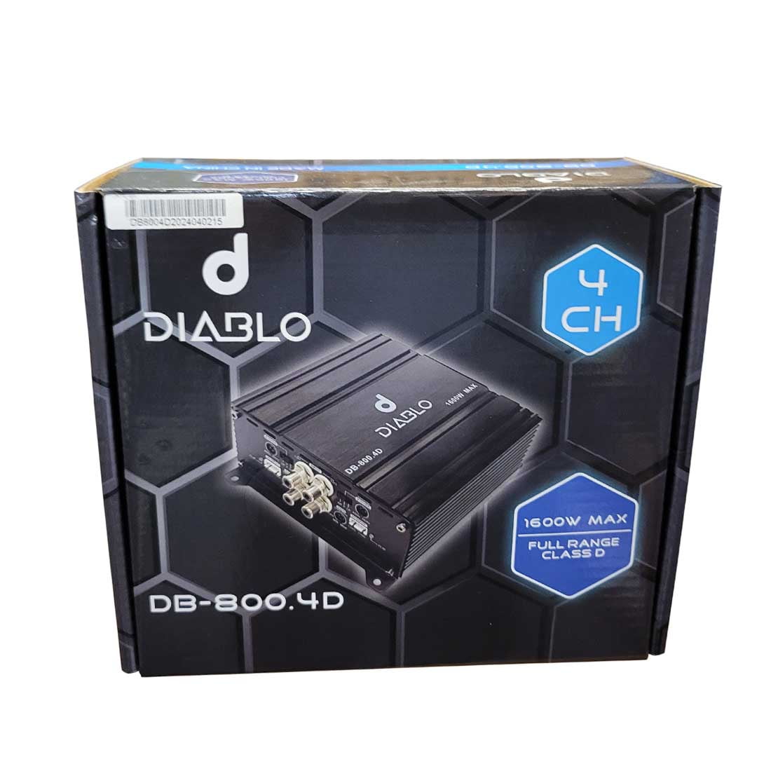 Diablo DB-800.4D 4-Channel 1600W Max Full-Range Super Mini Class-D Car ...