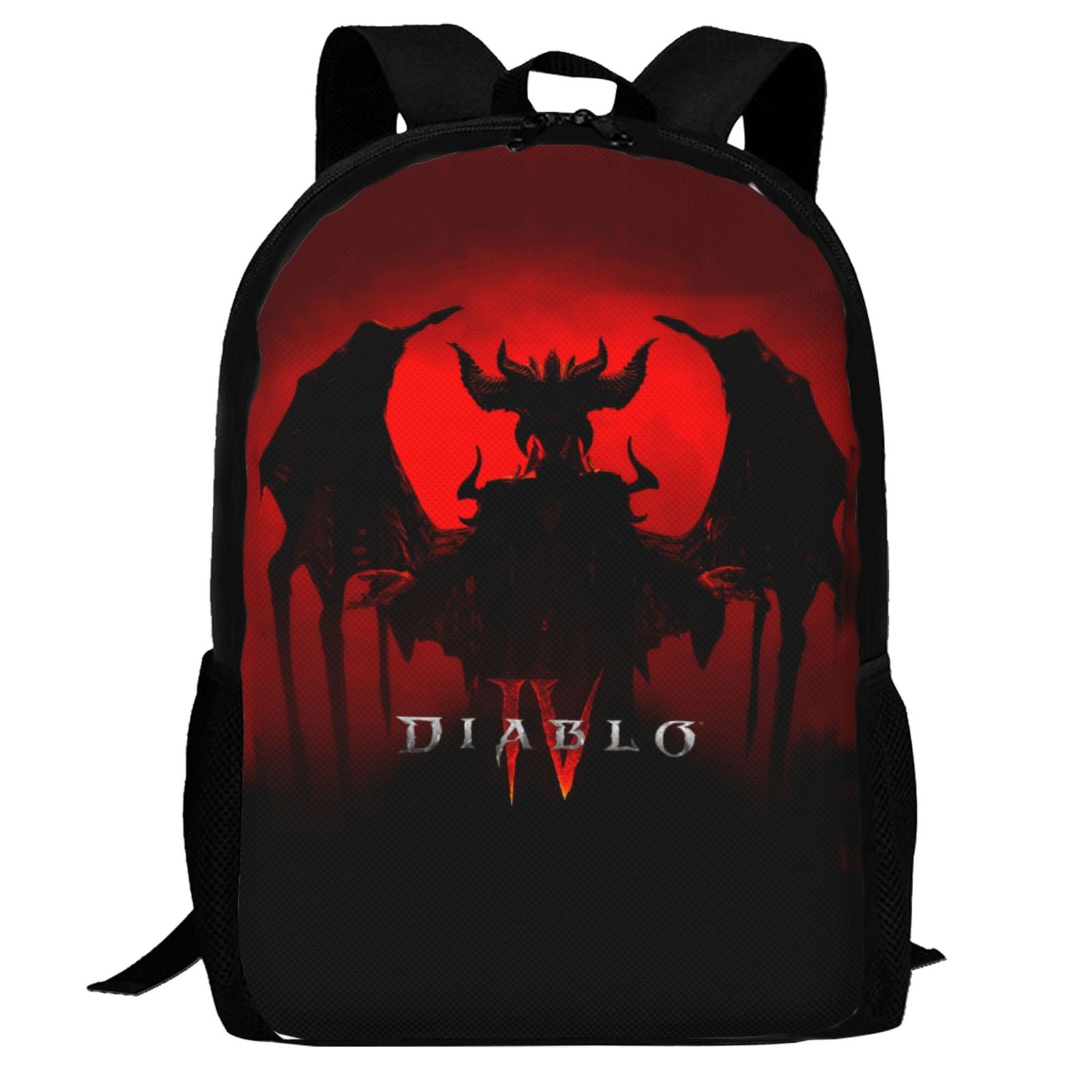 Diablo Iv Backpack,3d Print Laptop Backpack Lightweight Casual Daypack ...