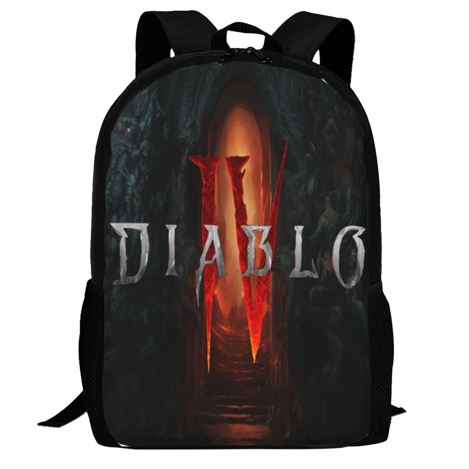 Diablo Iv Backpack,3d Print Laptop Backpack Lightweight Casual Daypack ...