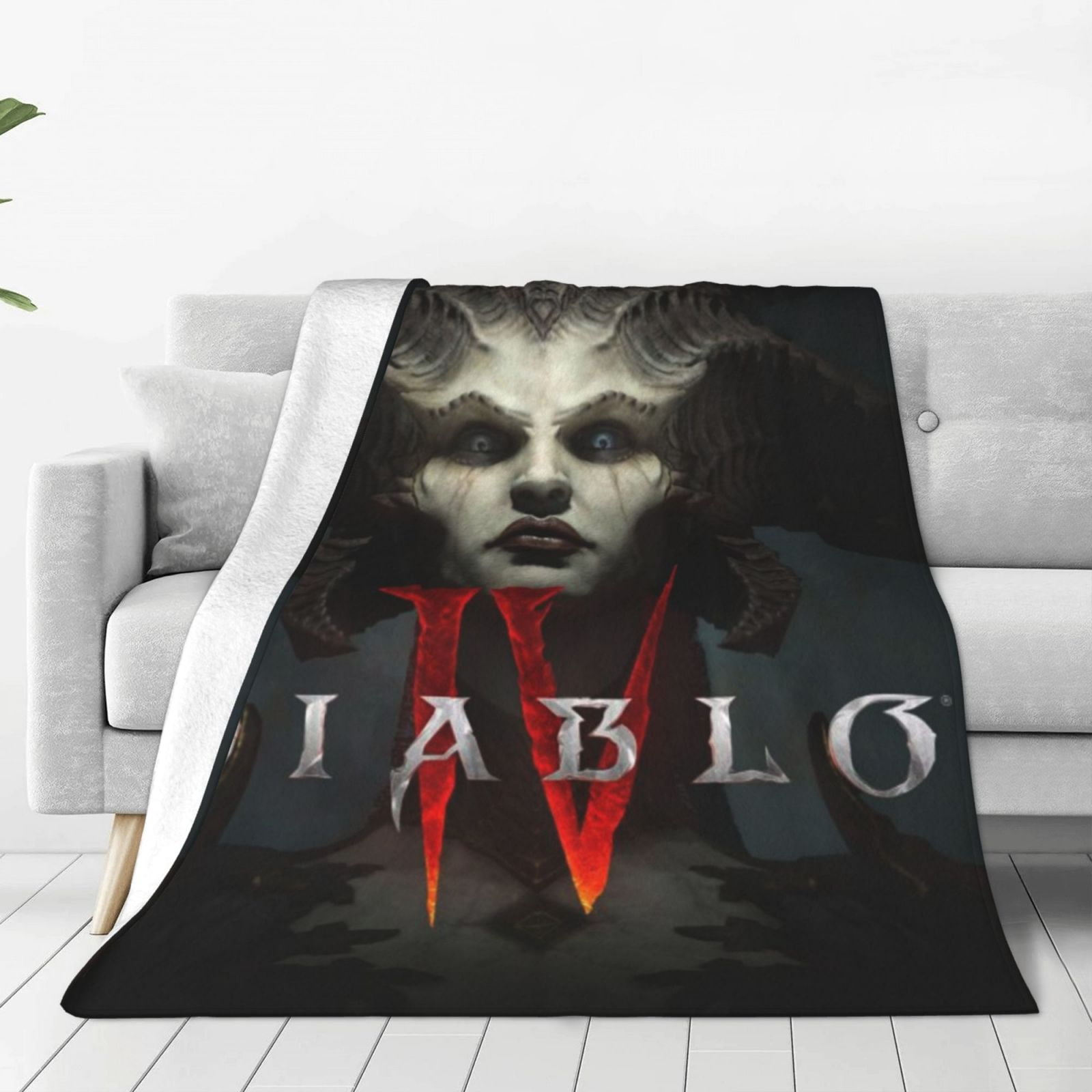 Diablo Iv Ultra-Soft Micro Fleece Blanket Throw All Season Fuzzy ...