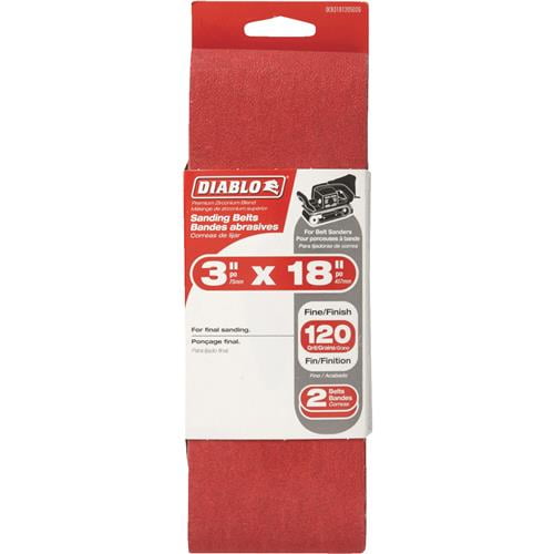 Diablo Sanding Belt 2PK 3X18 50G SAND, Each - Walmart.com