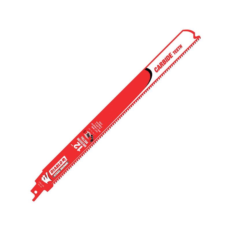 Diablo Steel Demon 12 in. Carbide Reciprocating Saw Blade 10 TPI 1 each ...