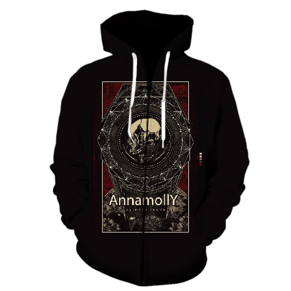 Diablo Style Men's Zipper Hoodie Cool Hip Hop Fashion Tops With Hood ...