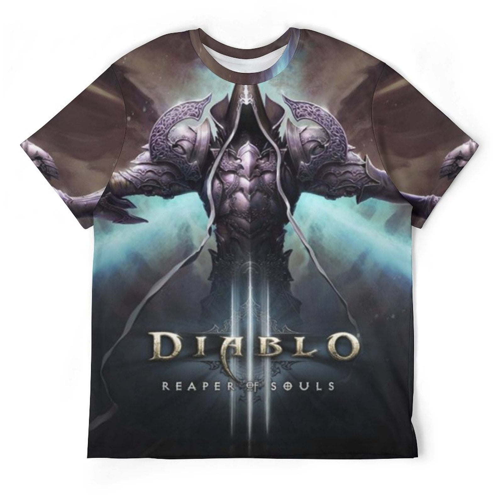 Diablo Unisex Short-sleeve Shirt For Men Women Novelty 3D Print T-Shirt ...