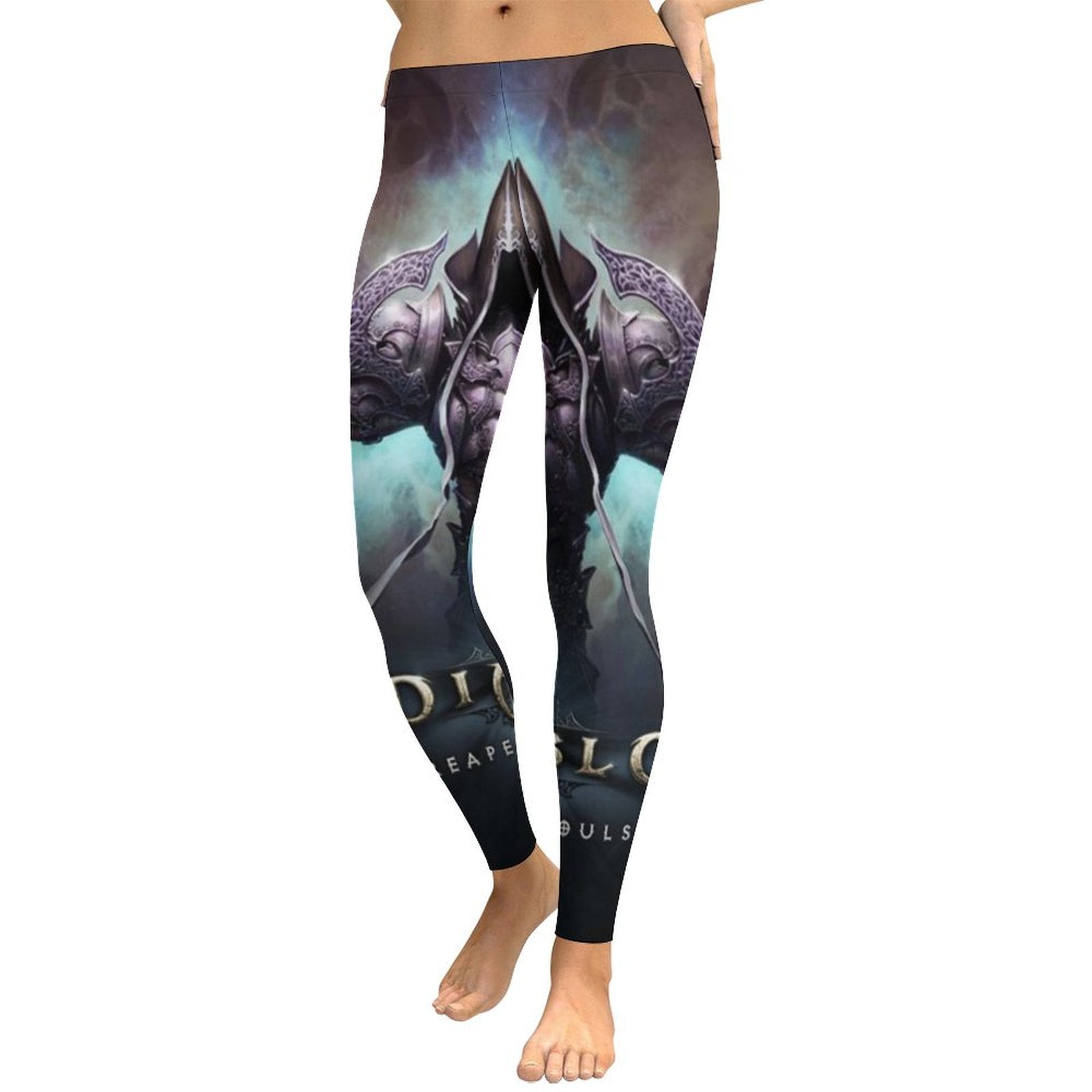 Diablo Women's Yoga Pants High Waisted Tummy Control Non See-Through ...