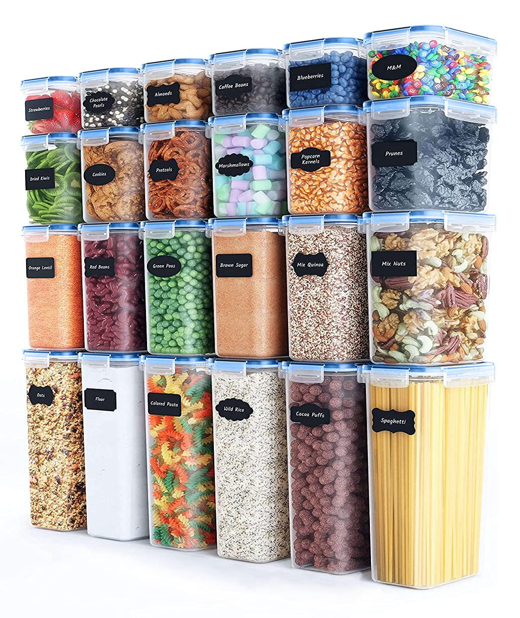 Diablos Airtight Kitchen Storage Containers Set of 24 500mlx6 1000mlx6 ...