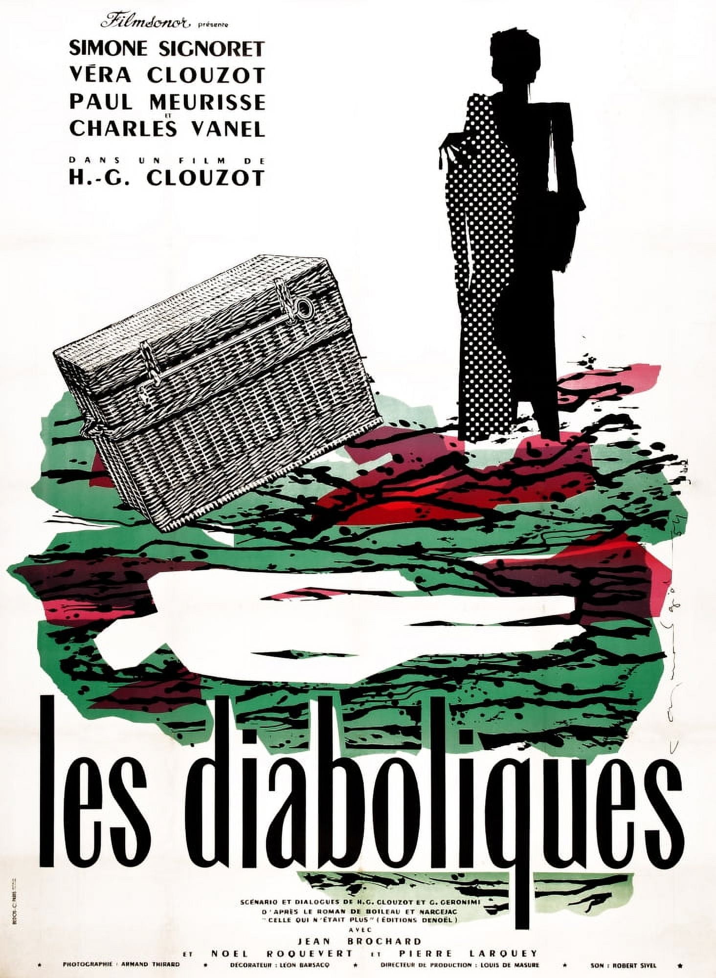 Diabolique (Aka Les Diaboliques) Dutch Poster 1955 Movie Poster ...