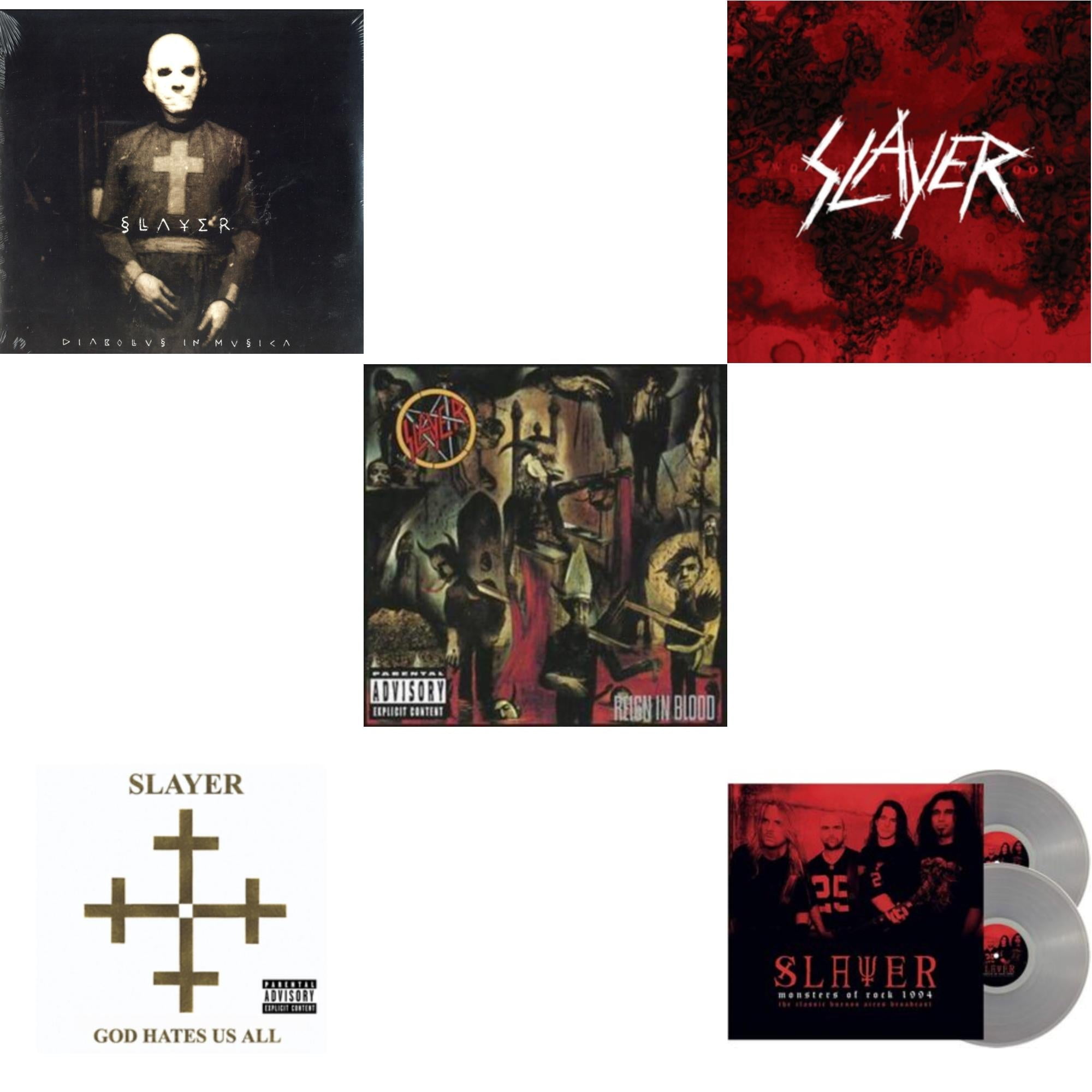 Diabolus In Musica & God Hates Us All & Reign In Blood & World Painted ...