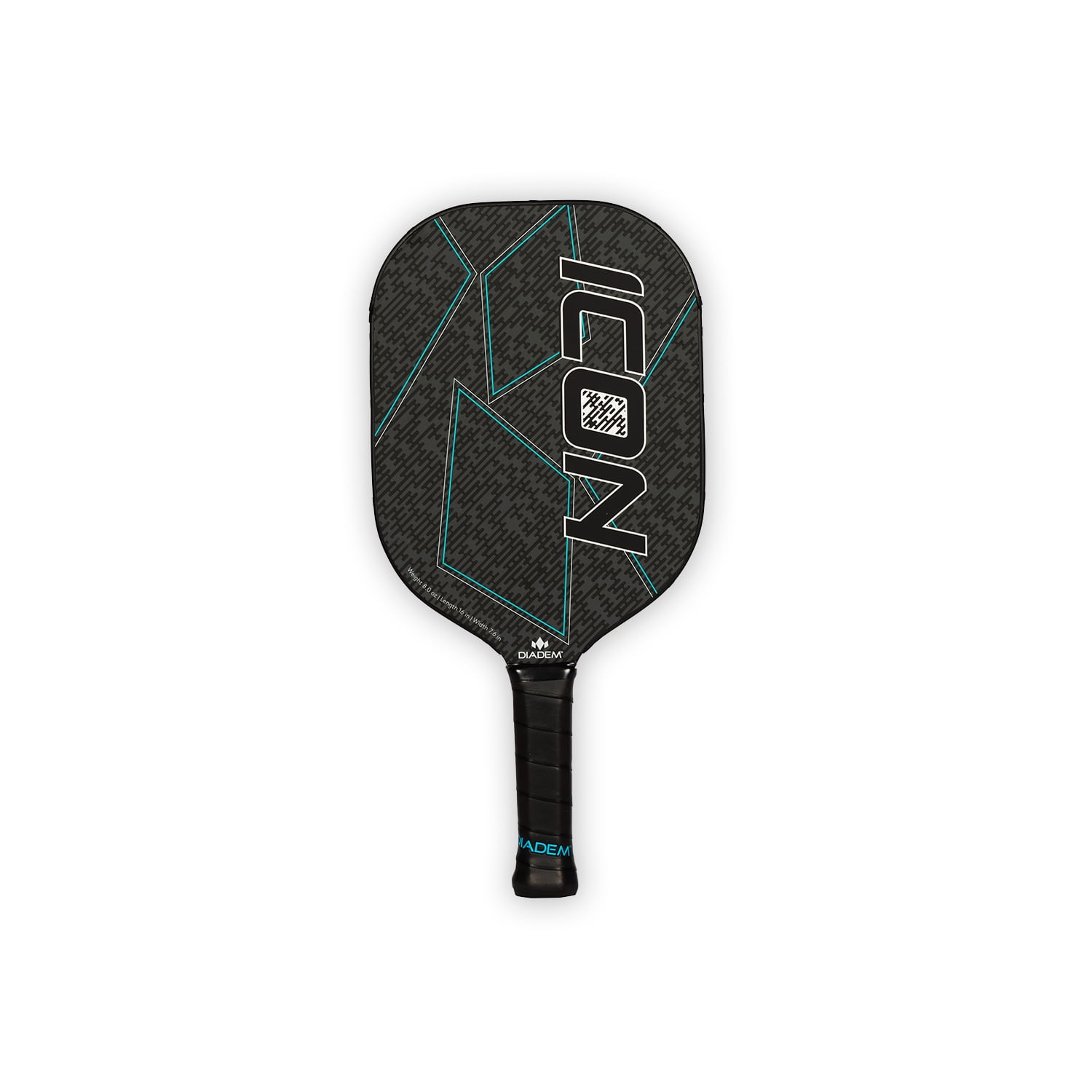 Diadem Sports Icon Pickleball Paddle, Midweight Carbon Fiber, 8 oz ...
