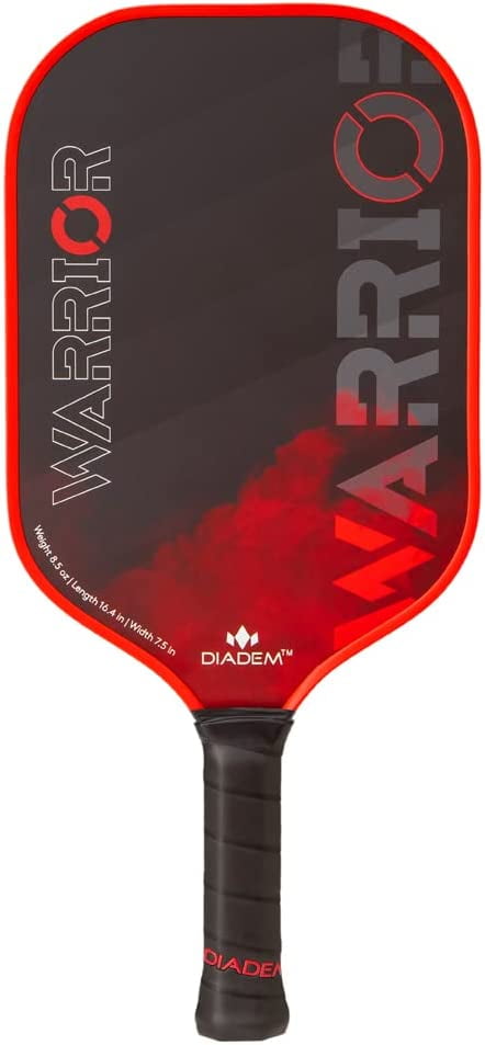Diadem Warrior Pickleball Paddle | Carbon Fiber Face, 3X L-Core Hybrid ...