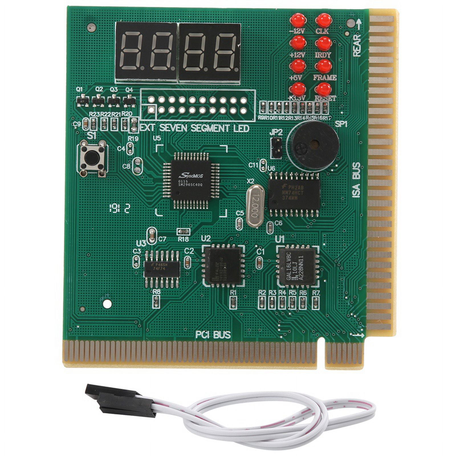 Diagnostic PCI 4-Digit Card PC Motherboard Post Checker Tester Analyzer ...
