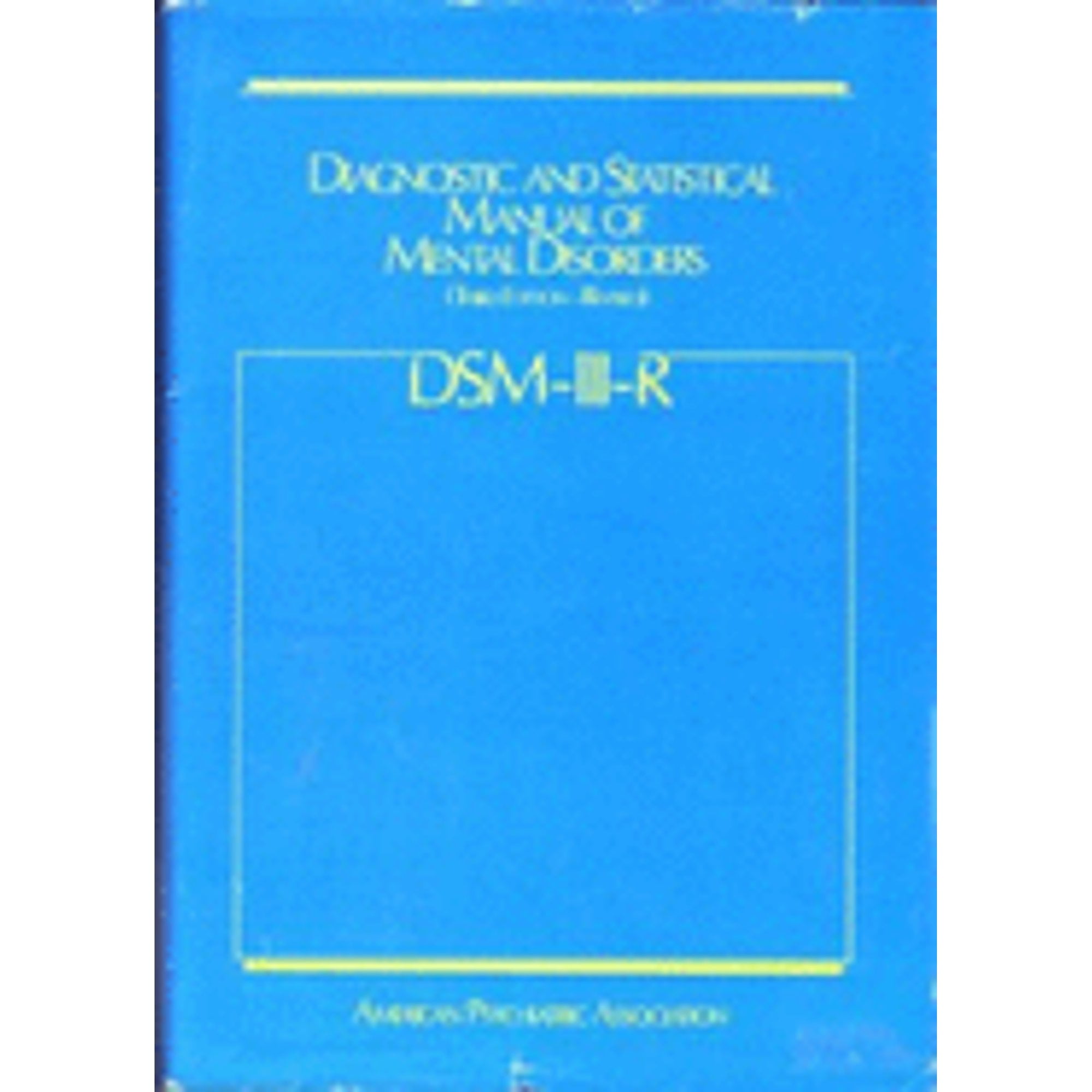 Pre-Owned Diagnostic and Statistical Manual of Mental Disorders, Third ...