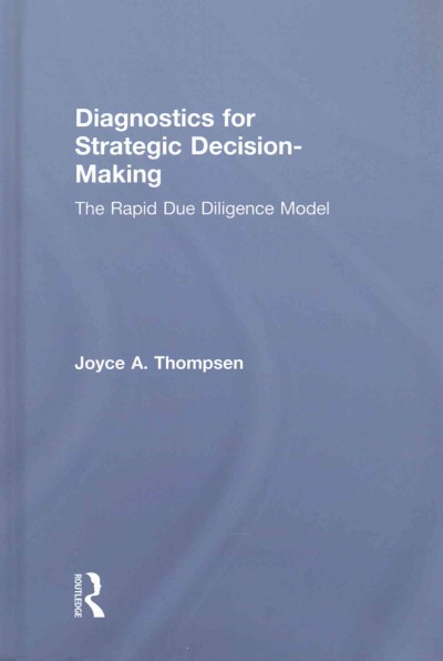 Pre-Owned Diagnostics for Strategic Decision-Making: The Rapid Due ...