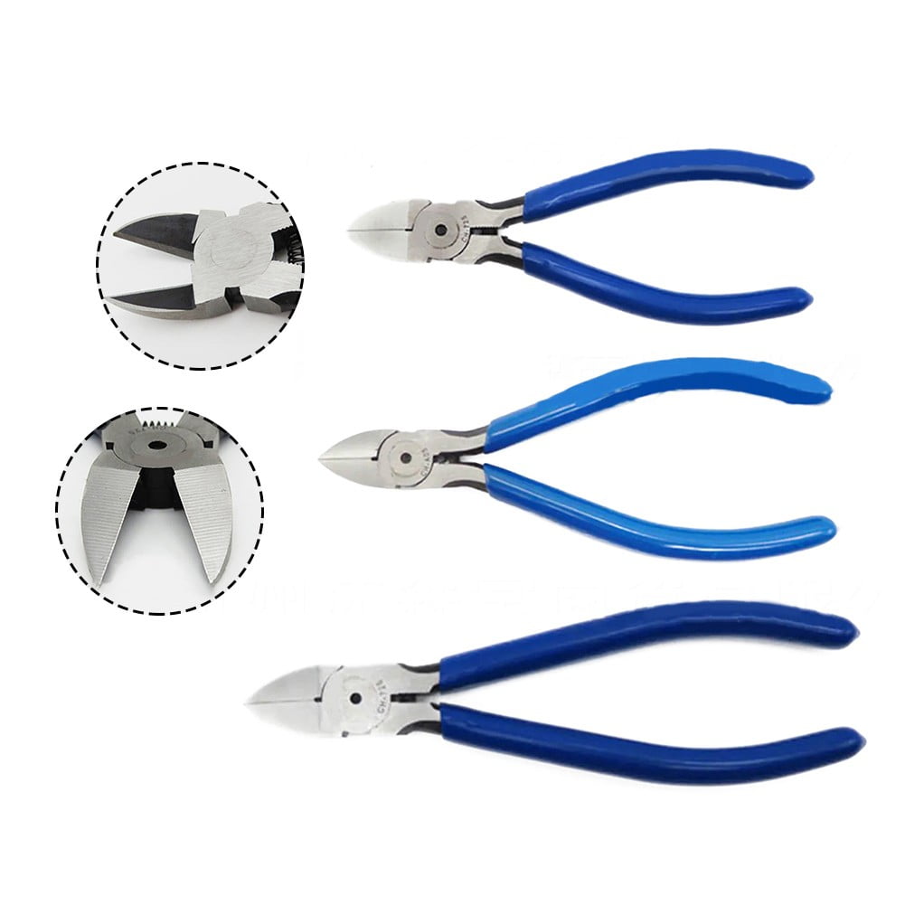 Diagonal Cutting Pliers 4/5 Inch Wire Stripping Tool Side Cutter Cable ...