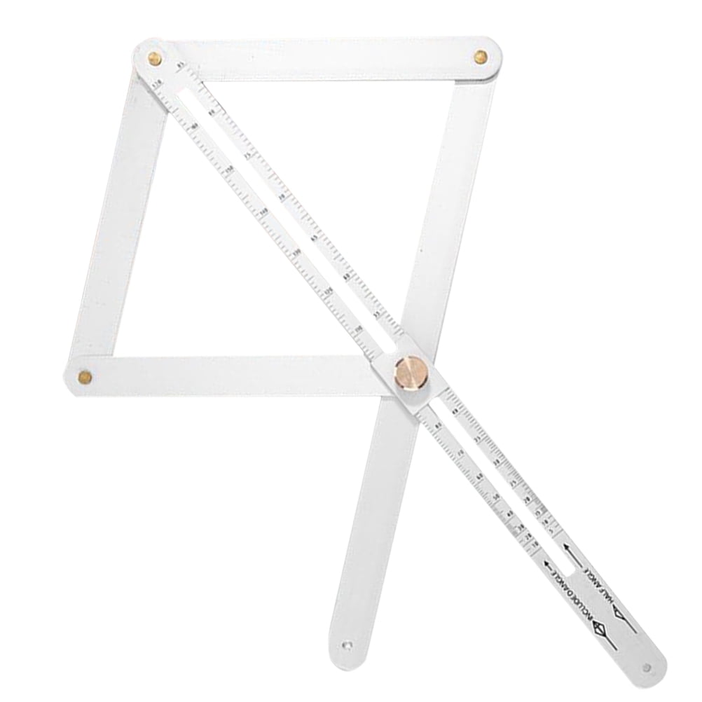 Diagonal Ruler Angle Miter Protractor Tool Goniometer Finder Corner ...